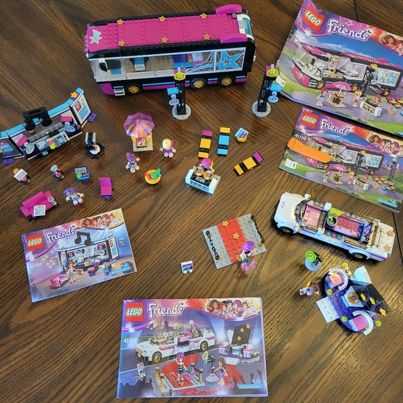 Lego | Toys | Lego Friends Popstar Bundle 416 41103 41107 | Poshmark